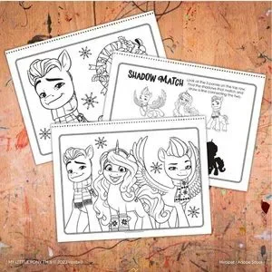 My Little Pony | Games | My Little Pony Holiday Giant Activity Pad With ...